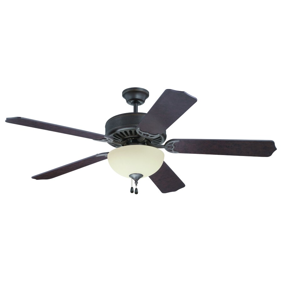 Craftmade Pro Builder 52-in Bronze LED Indoor Ceiling Fan with Light ...