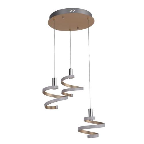 Craftmade Matte Gold Modern/Contemporary Frosted Glass Geometric LED ...