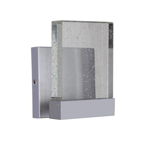 Craftmade Aria II 7.75-in H Satin Aluminum LED Outdoor Wall Light in ...