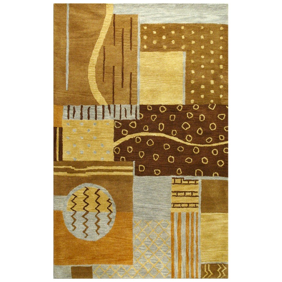 Bashian 8'6" x 11'6" Tan Contemporary Area Rug at Lowes.com