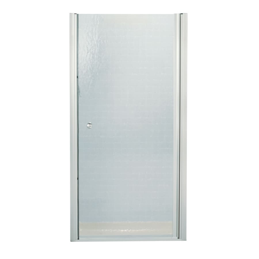 Sterling Silver Frameless Trackless Shower Door at Lowes.com