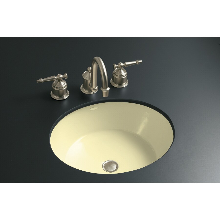 KOHLER Cast iron Bathroom Sink in the Bathroom Sinks department at ...