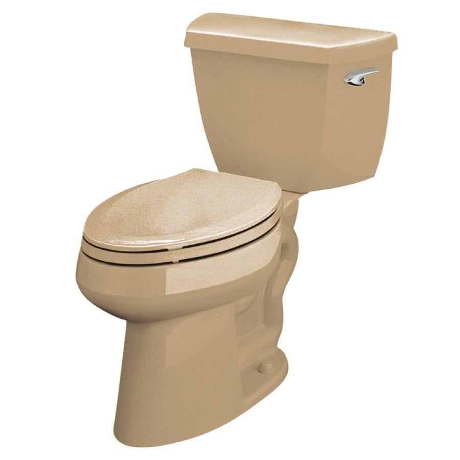 KOHLER Mexican Sand Rough-In WaterSense Elongated Toilet at Lowes.com