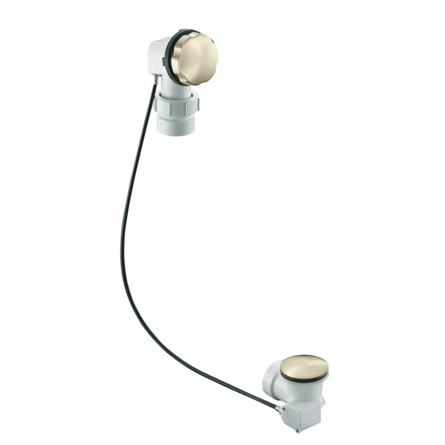 KOHLER 1-1/2-in Vibrant Brushed Nickel Cable Drive Pipe at Lowes.com