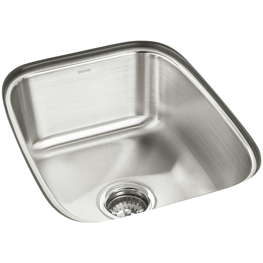 Sterling Springdale 14.25-in L x 18.5-in W Stainless Steel Undermount ...