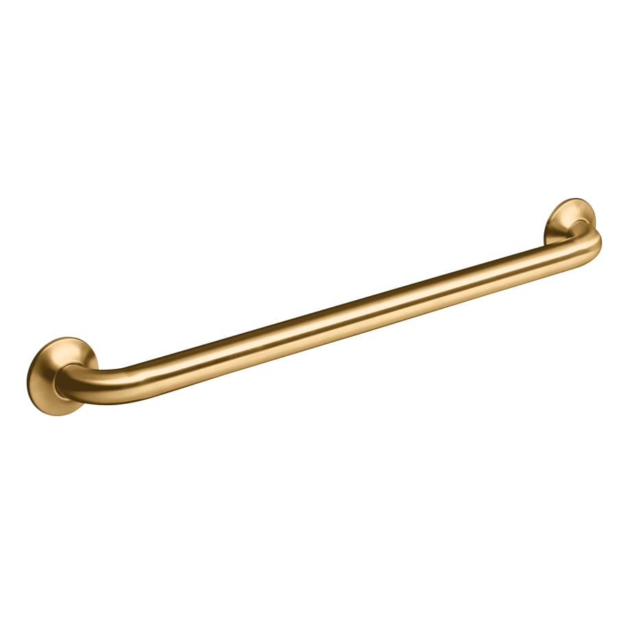 KOHLER Transitional 24-in Vibrant Brushed Nickel Wall Mount Grab Bar in ...