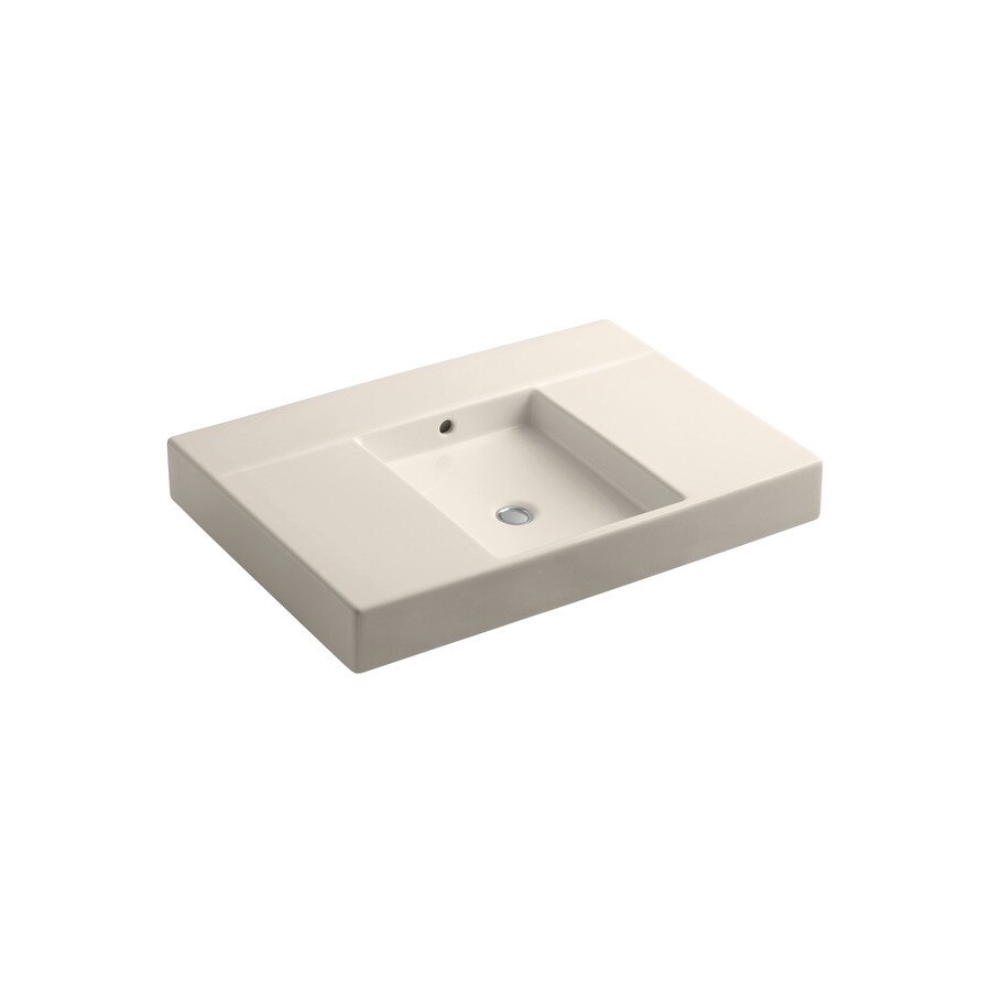 KOHLER Traverse 22-in Innocent Blush Fire Clay Bathroom Vanity Top at ...