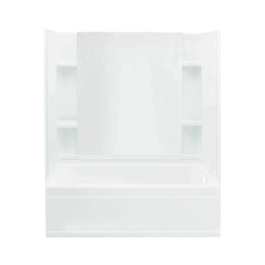 Sterling Accord AFD 60.0-in W x 32.0-in L x Bath tub/Shower ( Hardware ...