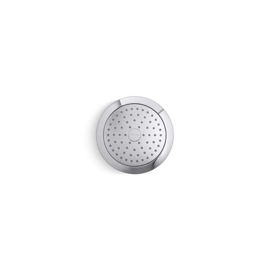 KOHLER Pinstripe Polished Chrome 1-Spray Shower Head 2.5-GPM (9.5-LPM ...