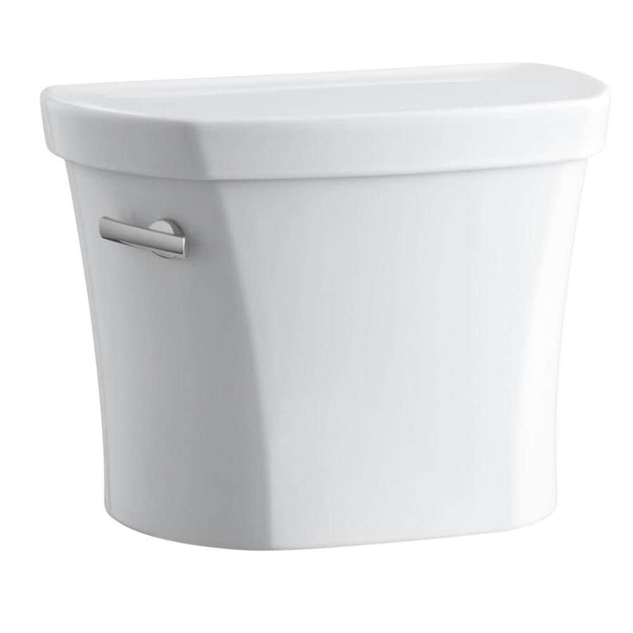 KOHLER Wellworth White 1.28-GPF Single-Flush High-Efficiency Toilet ...