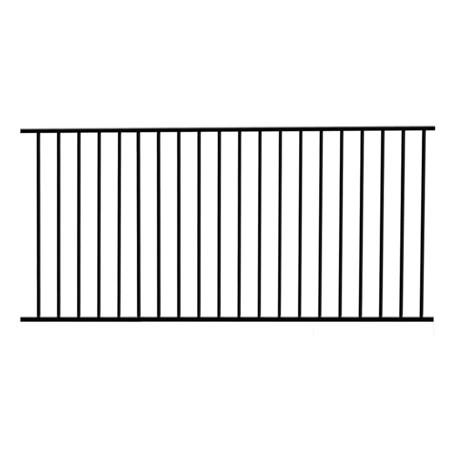 Ironcraft Powder-Coated Steel Decorative Fence Panel in the Metal Fence ...