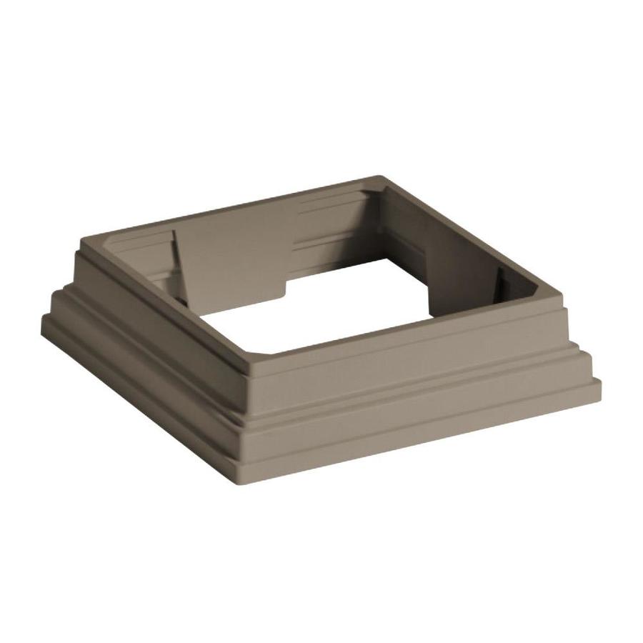 Trex Transcend Gravel Path Composite Deck Post Skirt at Lowes.com