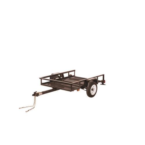 Carry-On Trailer 4-ft x 8-ft Wire Mesh Utility Trailer with in the ...
