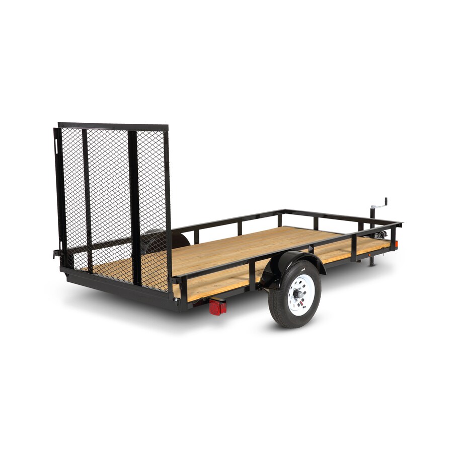 Carry-On Trailer 6.5-ft x 10-ft Treated Lumber Utility Trailer with ...