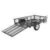 Carry-On Trailer 5-ft x 8-ft Wire Mesh Utility Trailer with Ramp Gate ...