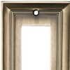 Allen + roth Cosgrove 1-Gang Antique Brass Single Wall Plate at Lowes.com