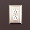 Allen + roth Cosgrove 1-Gang Satin Nickel Single Wall Plate at Lowes.com