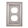 Allen + roth Cosgrove 1-Gang Satin Nickel Single Wall Plate at Lowes.com