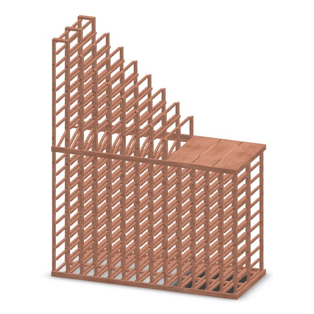 Vinotemp Waterfall Wine Rack Kit at Lowes.com Vinotemp Waterfall Wine Rack Kit at Lowes.com