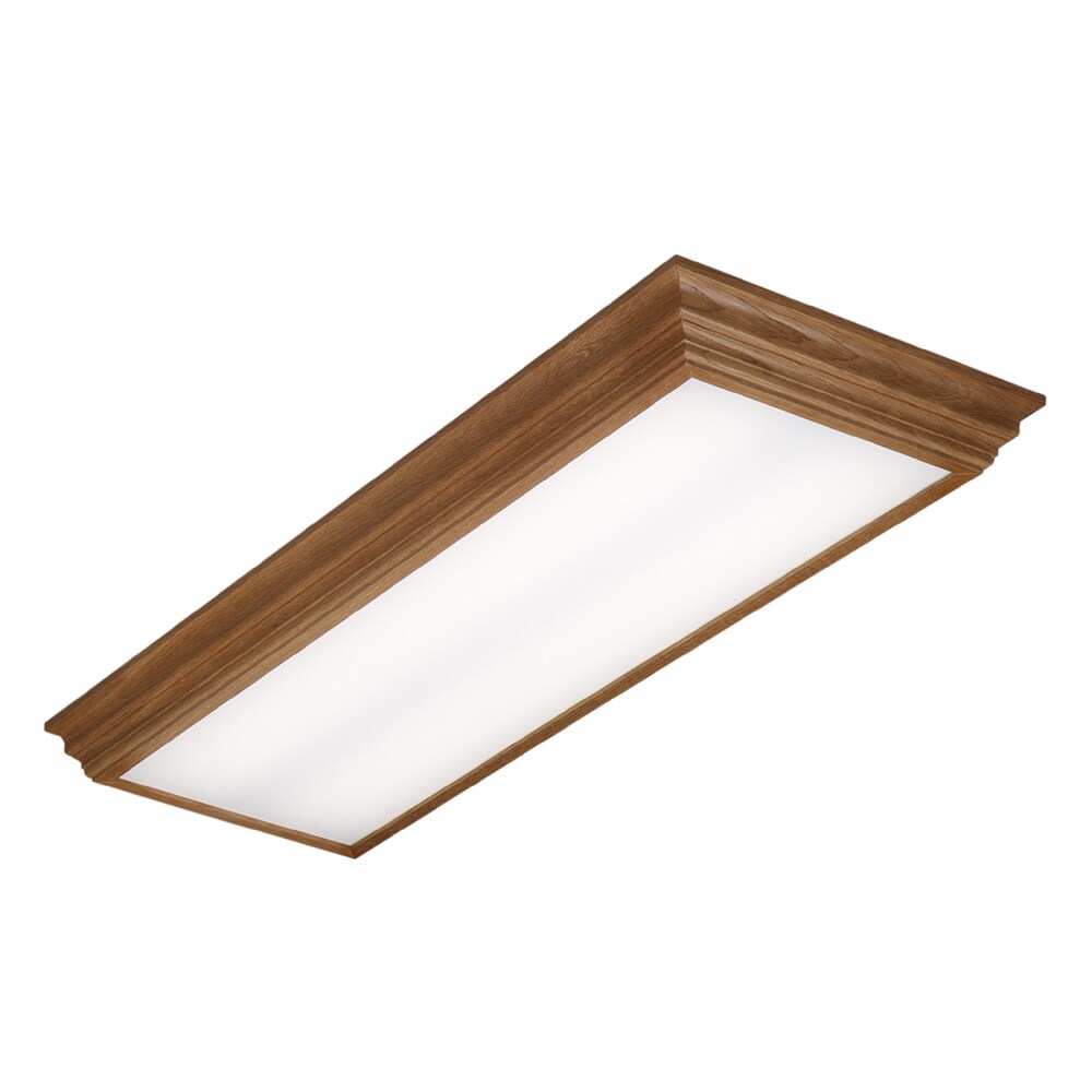 Cooper Lighting 4 Light 4' Honey Oak Crown Fixture in the Awnings ...