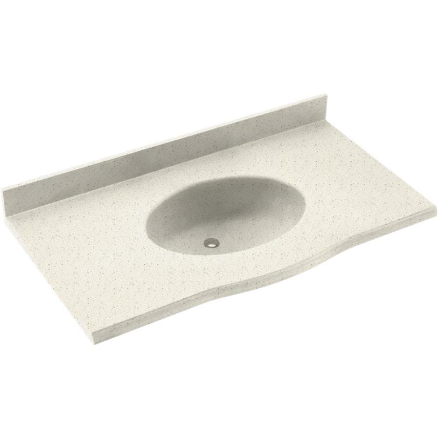 Swanstone 55"W x 22"D Tahiti Matrix Composite Vanity Top at Lowes.com