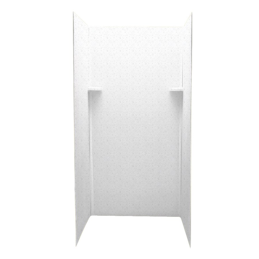 Swanstone Arctic Granite Solid Surface Shower Wall Surround Side and ...