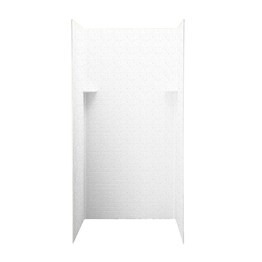 Swanstone Arctic Granite Solid Surface Shower Wall Surround Side and ...