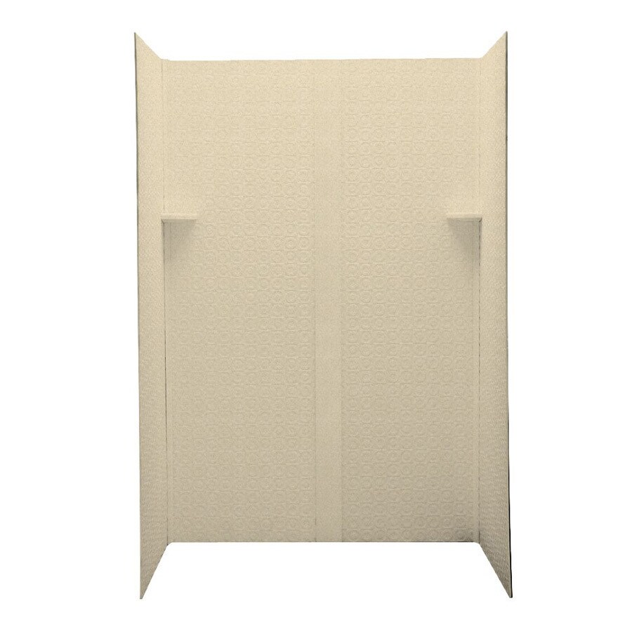 Swanstone Cornflower Panel Kit Shower Wall Surround (34-in x 48-in) at ...
