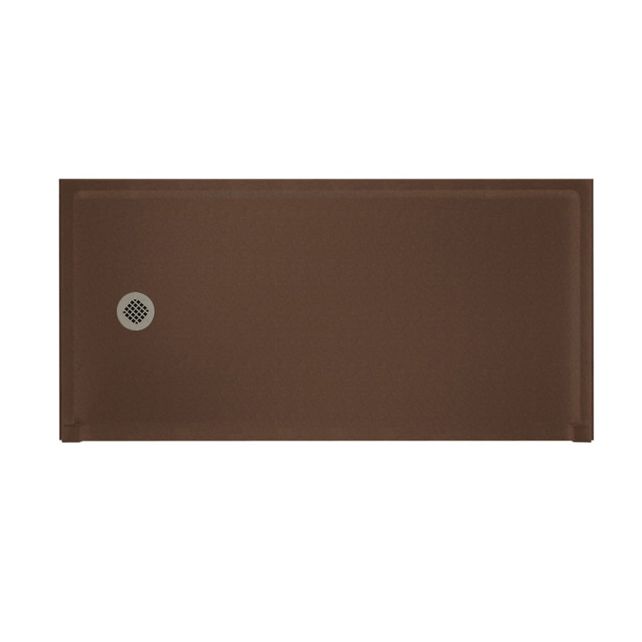 Swanstone Acorn Solid Surface Shower Base (Common: 30-in W x 60-in L ...