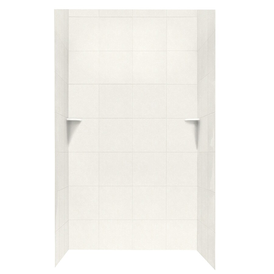 Swanstone 72-3648 SQ TILE KIT TAH IVORY in the Shower Wall Surrounds ...