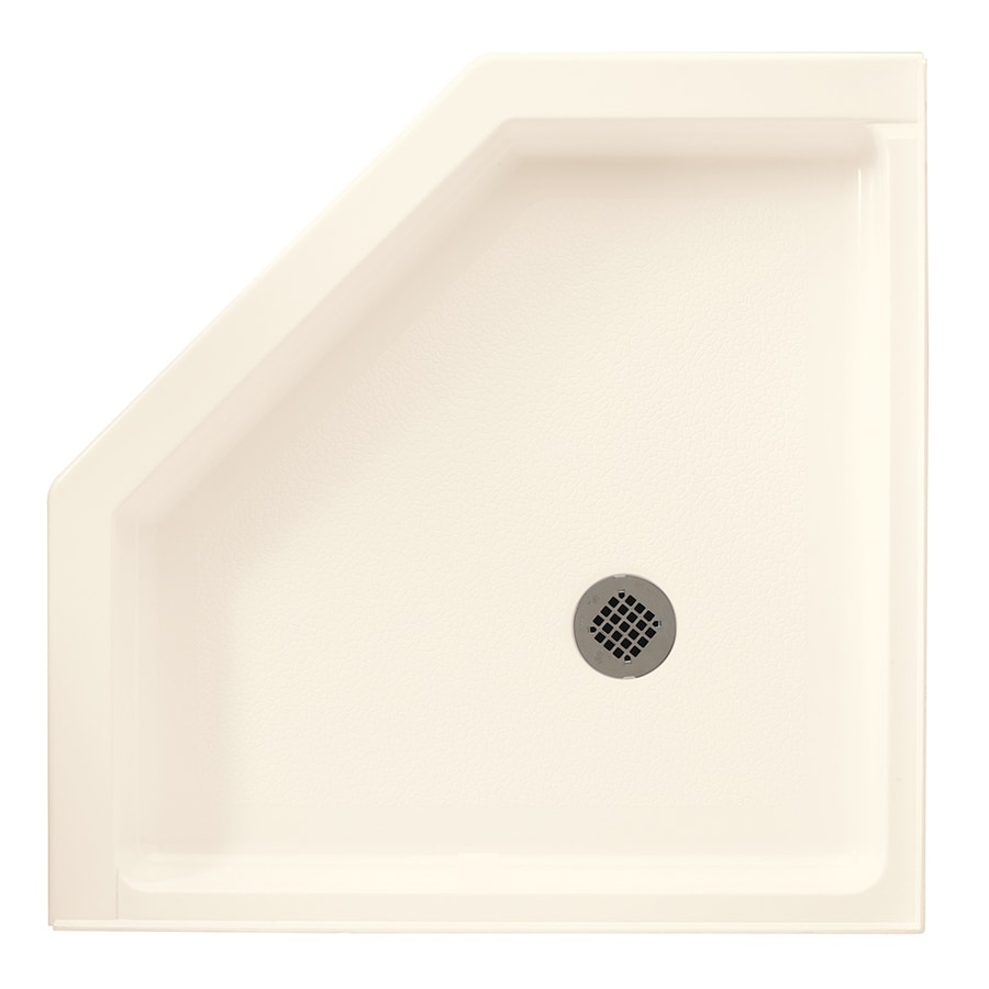 SWAN 38.125-in L x 38.125-in W Pearl Fiberglass/Plastic Composite Neo ...