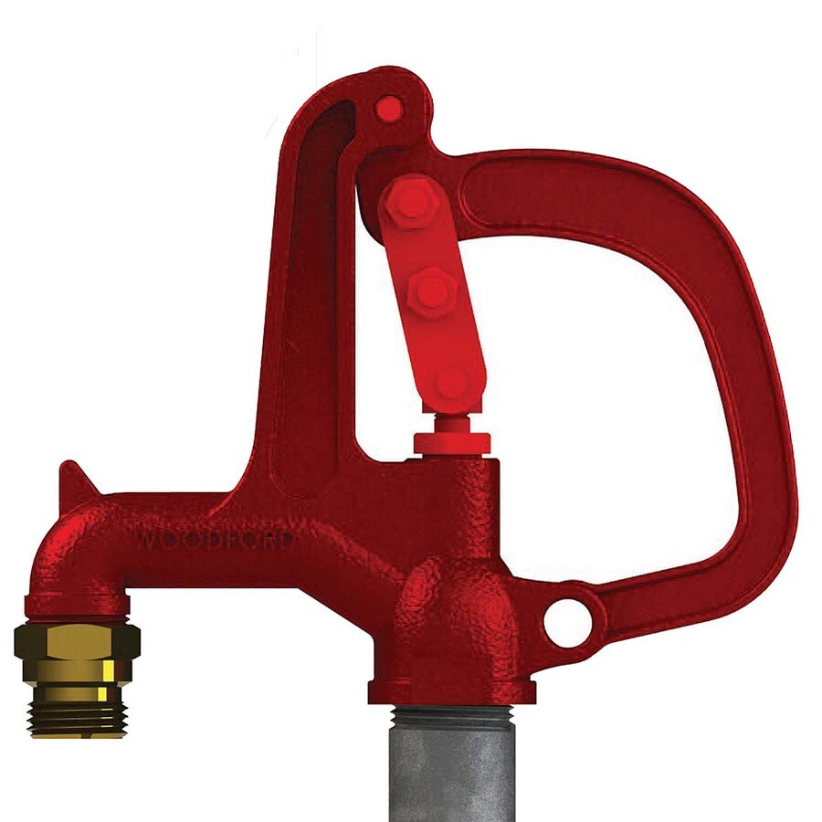 Woodford R34 Yard Hydrant 2-ft Bury Depth 3/4-in Female Red Brass ...