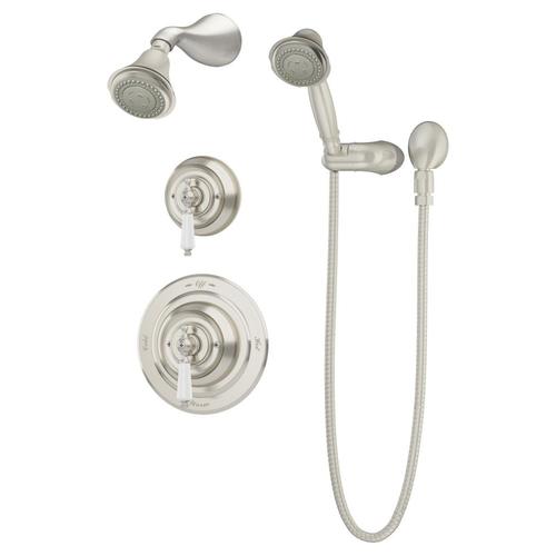 Symmons Carrington Satin Nickel 2-handle Shower Faucet at Lowes.com