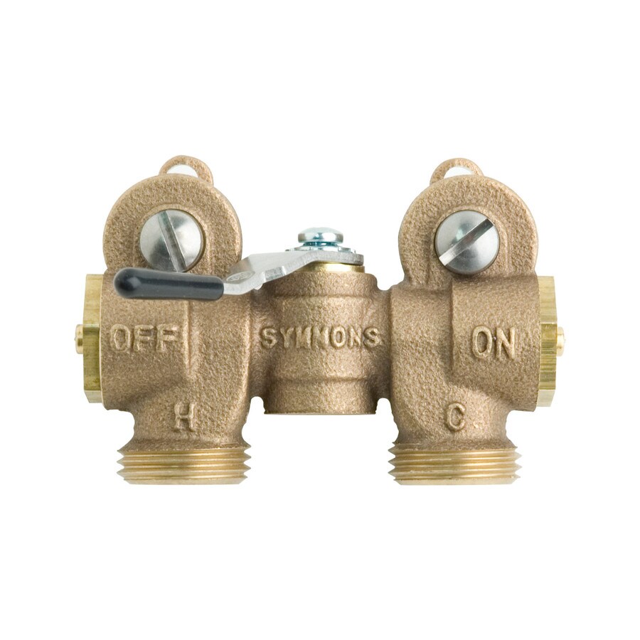 Symmons 1.13-in L 1/2-in Brass Washing Machine Valve in the Water ...