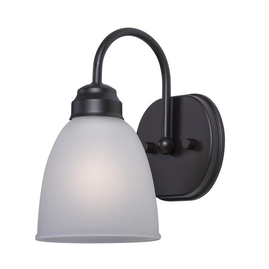 Project Source Wynfield 1-Light Bronze Traditional Vanity Light in the ...