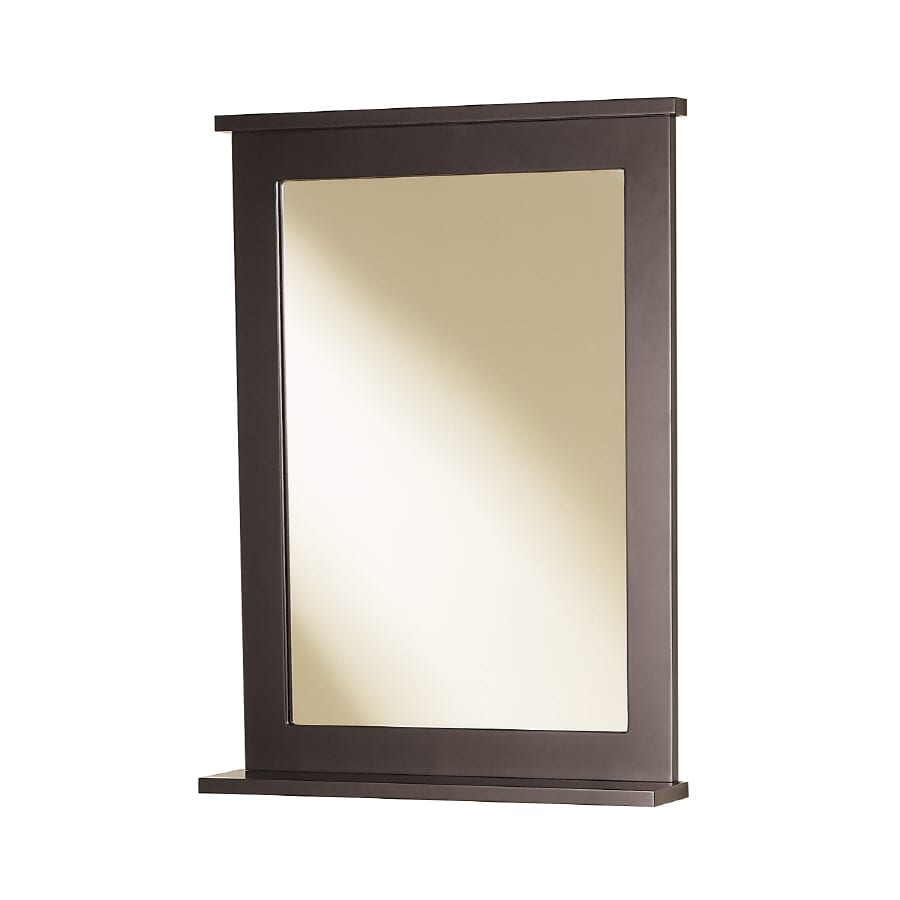Magick Woods Stayton Espresso Bathroom Vanity Mirror at Lowes.com