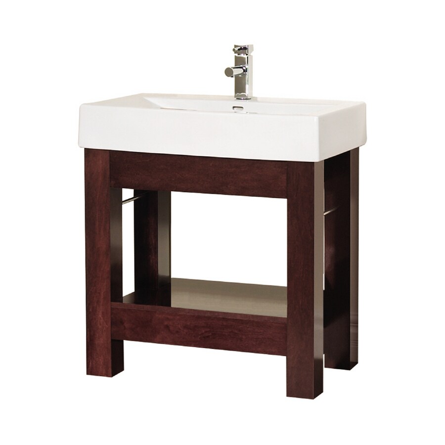 Magick Woods 32" Mahogany Sonata Bath Vanity with Top at Lowes.com