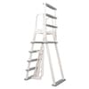 Blue Wave Flip Up 54-in Resin A-Frame Pool Ladder with Hand Rail at ...