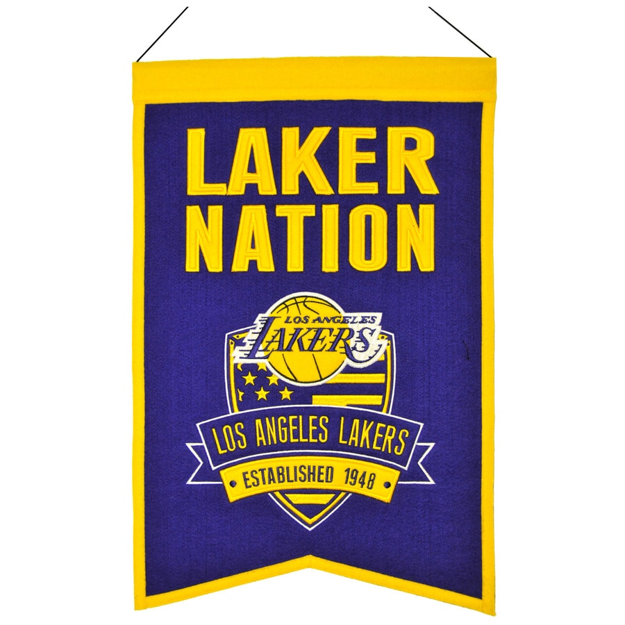 Los Angeles Lakers Banners Los Angeles Lakers Memorabilia. Lakers