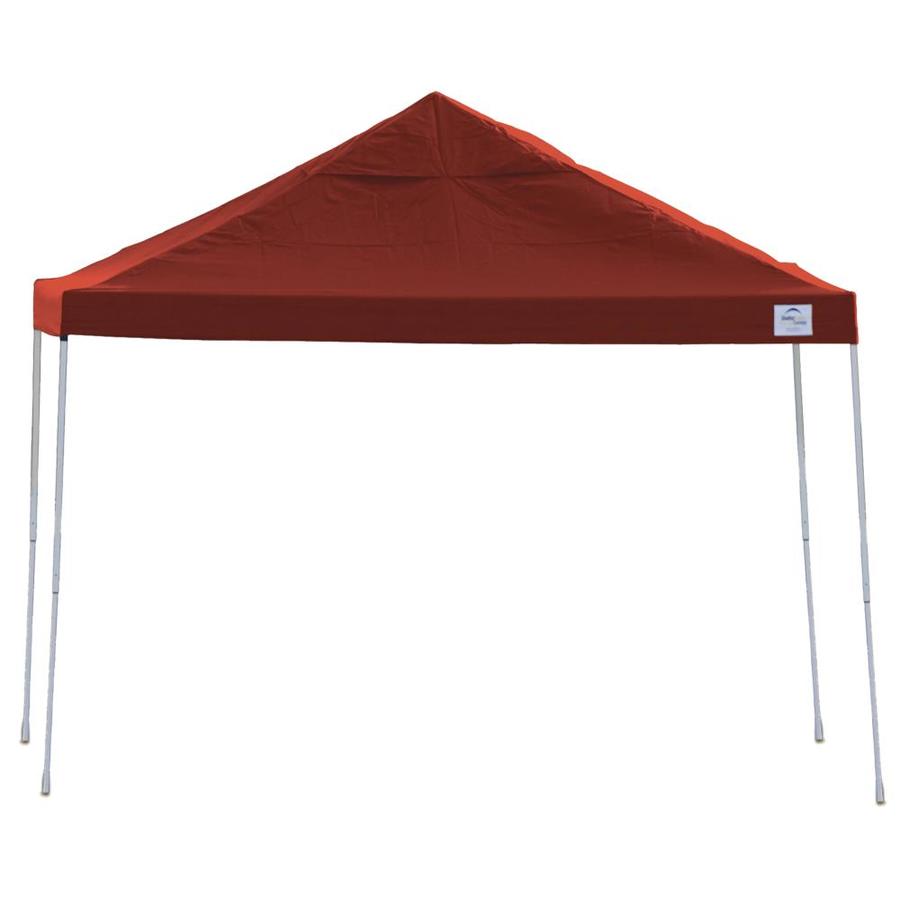 ShelterLogic 13.06-ft x 13.06-ft Square Red Pop-up Canopy at Lowes.com