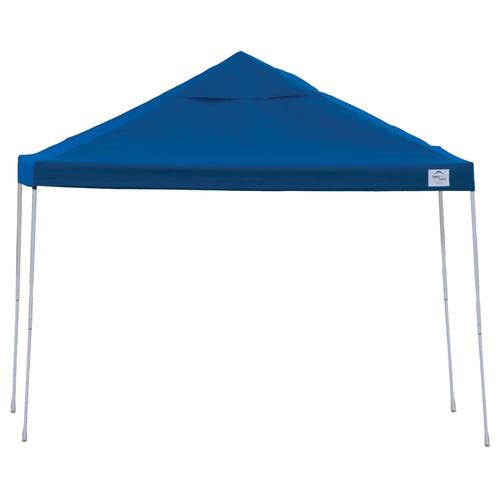 ShelterLogic 12-ft W x 12-ft L Square Blue Steel Pop-up Canopy in the ...