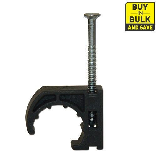 Cambridge Resources 100-Pack 1/2-in to 1/2-in dia Plastic Half Clamp at ...