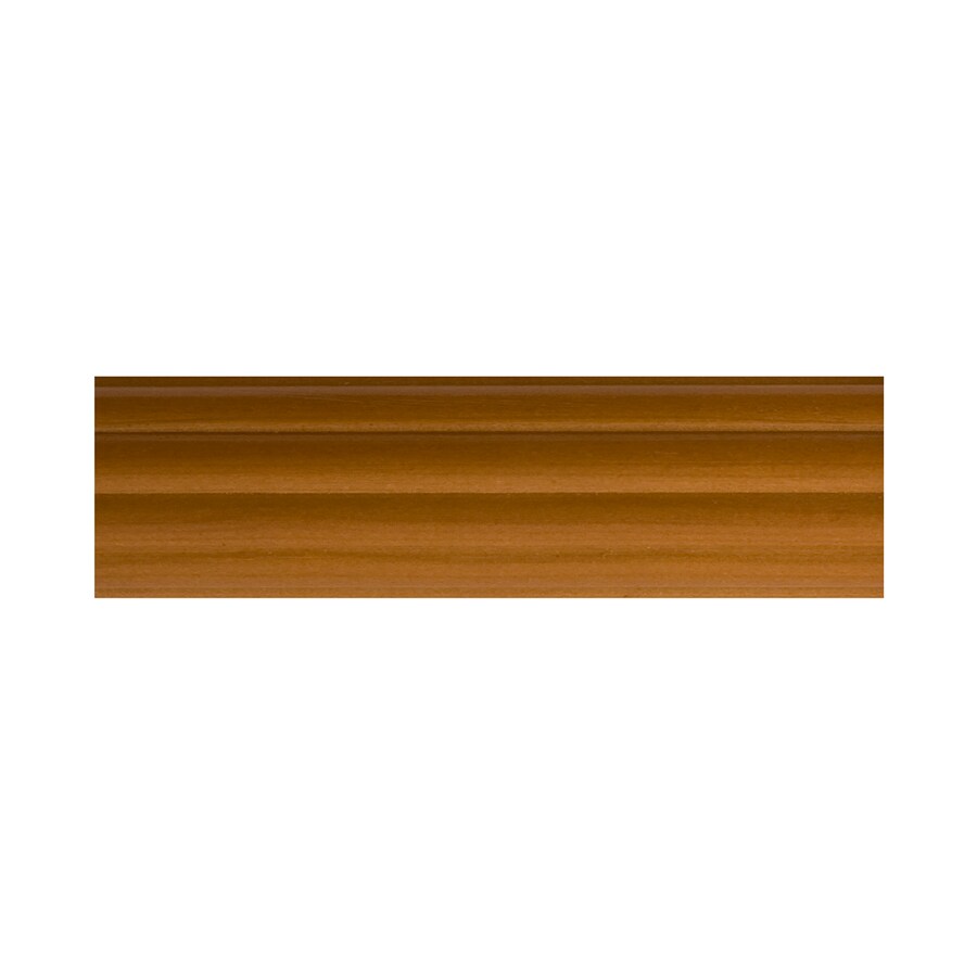 allen + roth 6' 1-3/4" Fluted Oak Wood Rod at Lowes.com