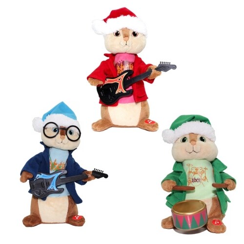 Alvin and The Chipmunks Animatronic Musical Holiday Characters at Lowes.com