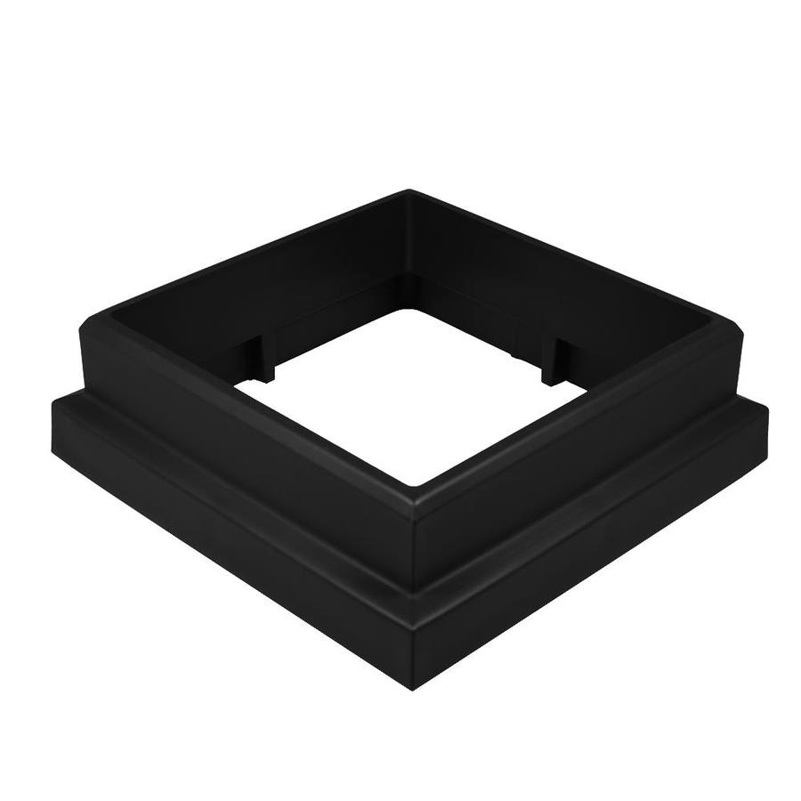 TimberTech Evolutions Rail Classic Black Composite Deck Post Skirt at ...