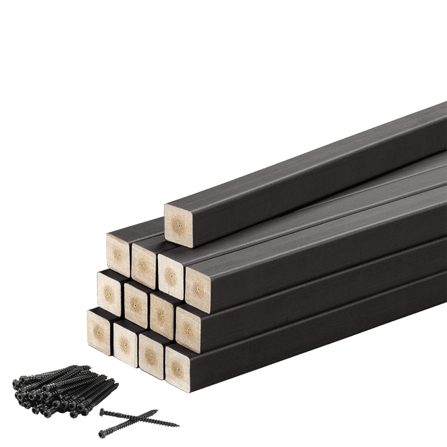 TimberTech Contemporary Black Composite Deck Baluster in the Deck ...