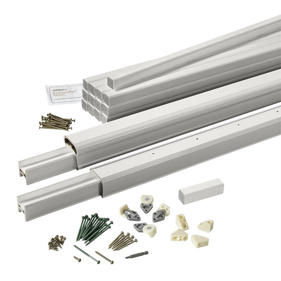 TimberTech (Assembled: 6-ft x 3-ft) RadianceRail White Composite with ...