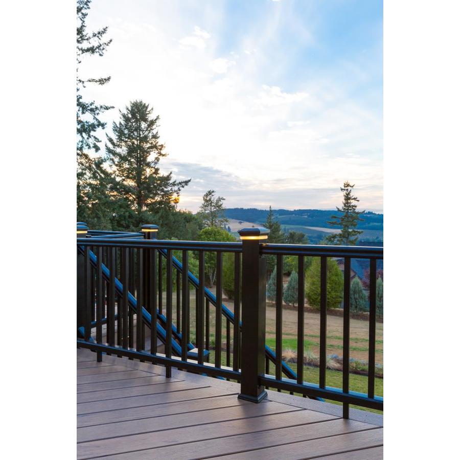 TimberTech (Assembled: 8-ft x 3-ft) RadianceRail Express Black ...