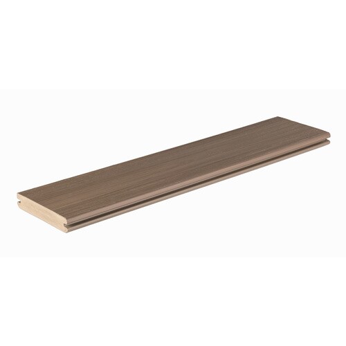 TimberTech AZEK Arbor 24-in Autumn Chestnut Deck Board Sample at Lowes.com