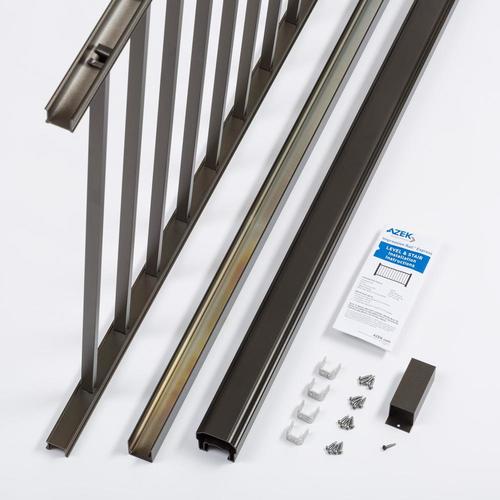 TimberTech Impression Rail Express Bronze Aluminum Deck Rail Kit with ...